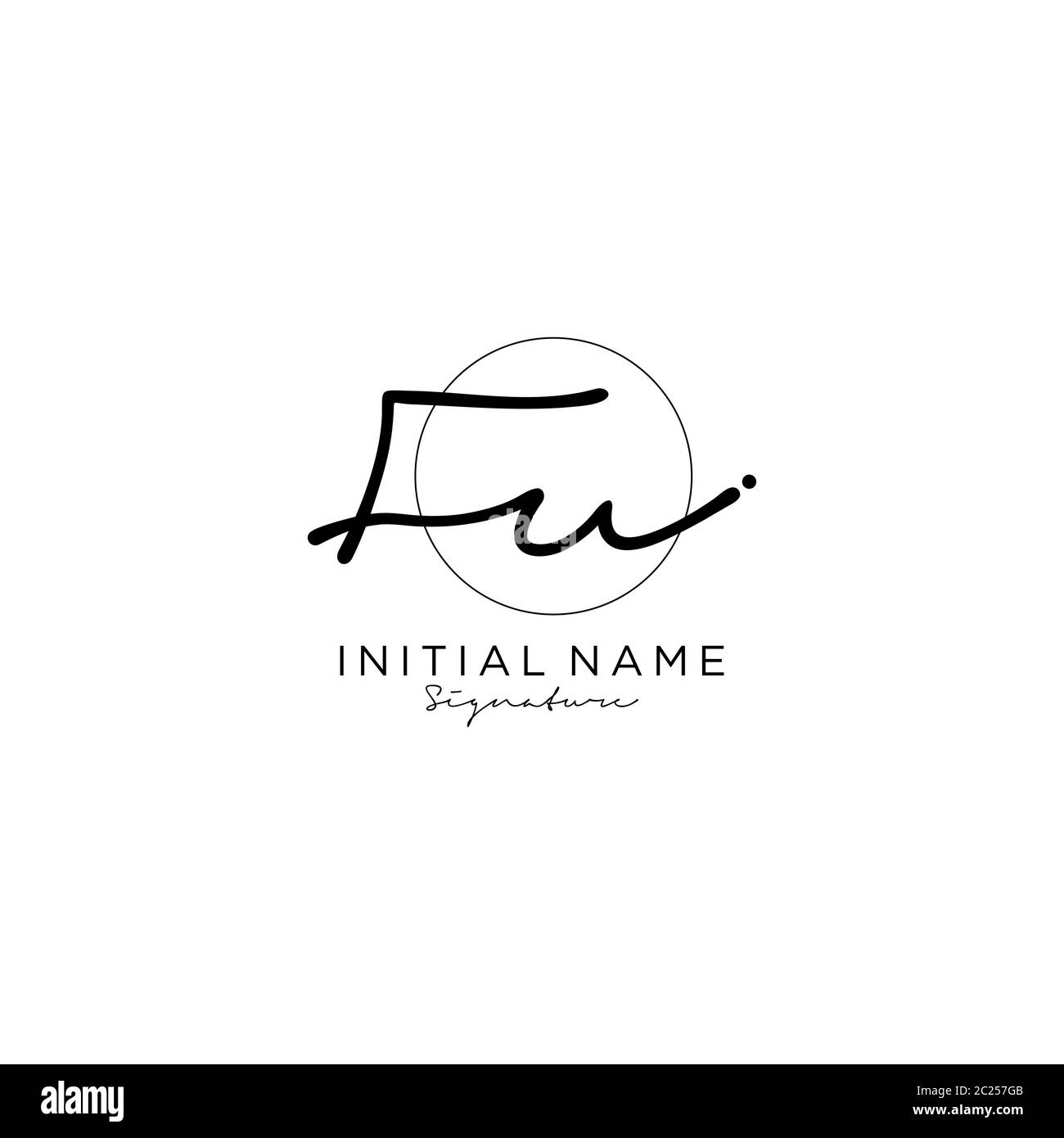 Fu initials logo hi-res stock photography and images - Alamy