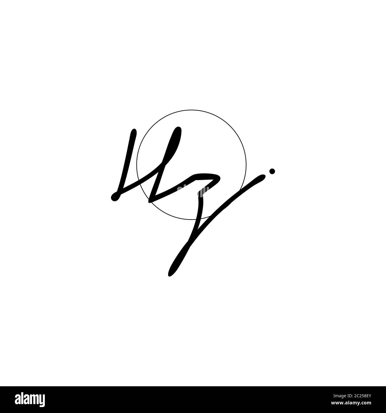 Hz initials logo hi-res stock photography and images - Alamy