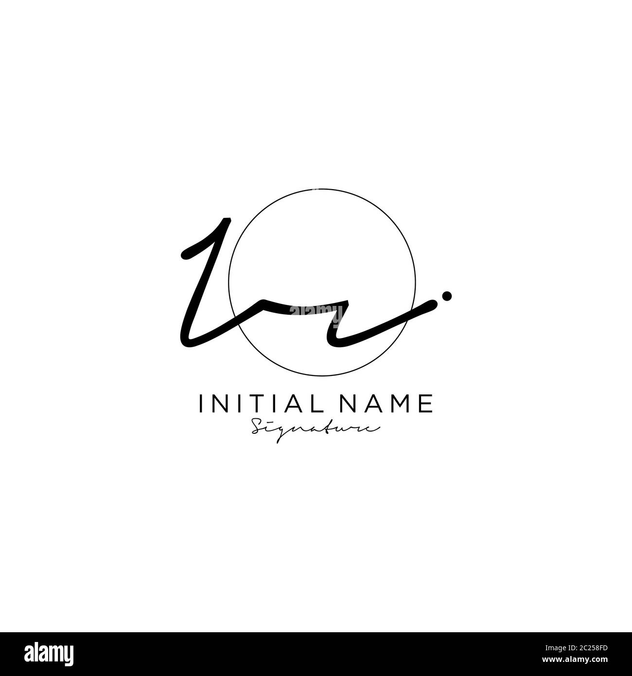 IR initials signature logo. Handwriting logo vector templates. Logo for ...