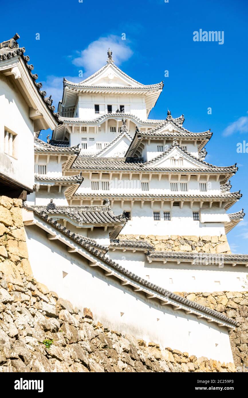 Himeji Castle the Unesco world heritage site in Himeji City Hyogo Japan ...