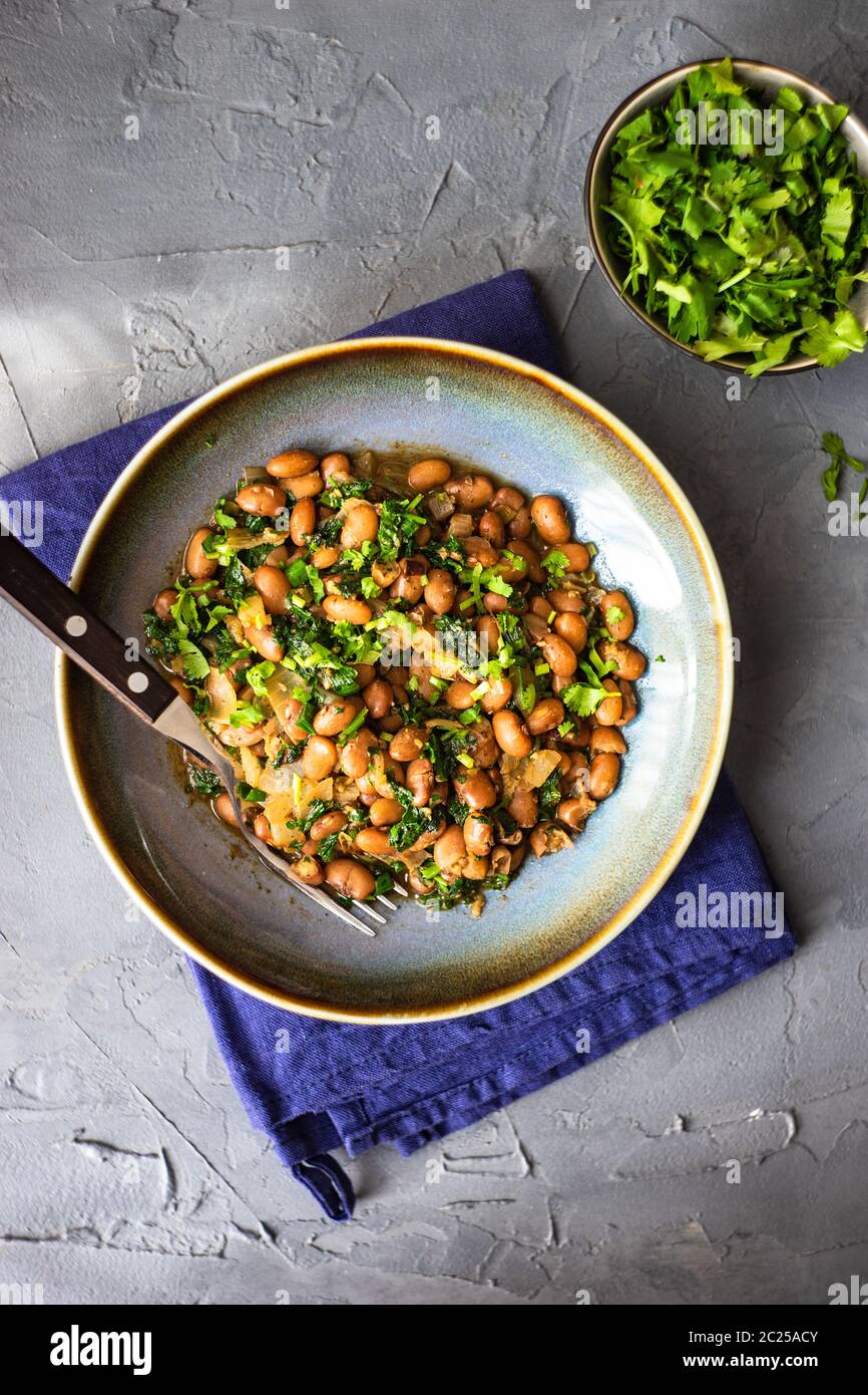 Traditional georgian food lobio Stock Photo - Alamy