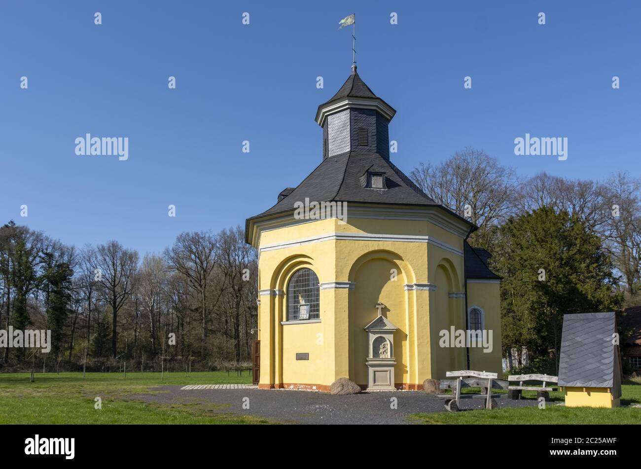 Large chapel at the Great Way of the Cross, Coesfeld Stock Photo - Alamy