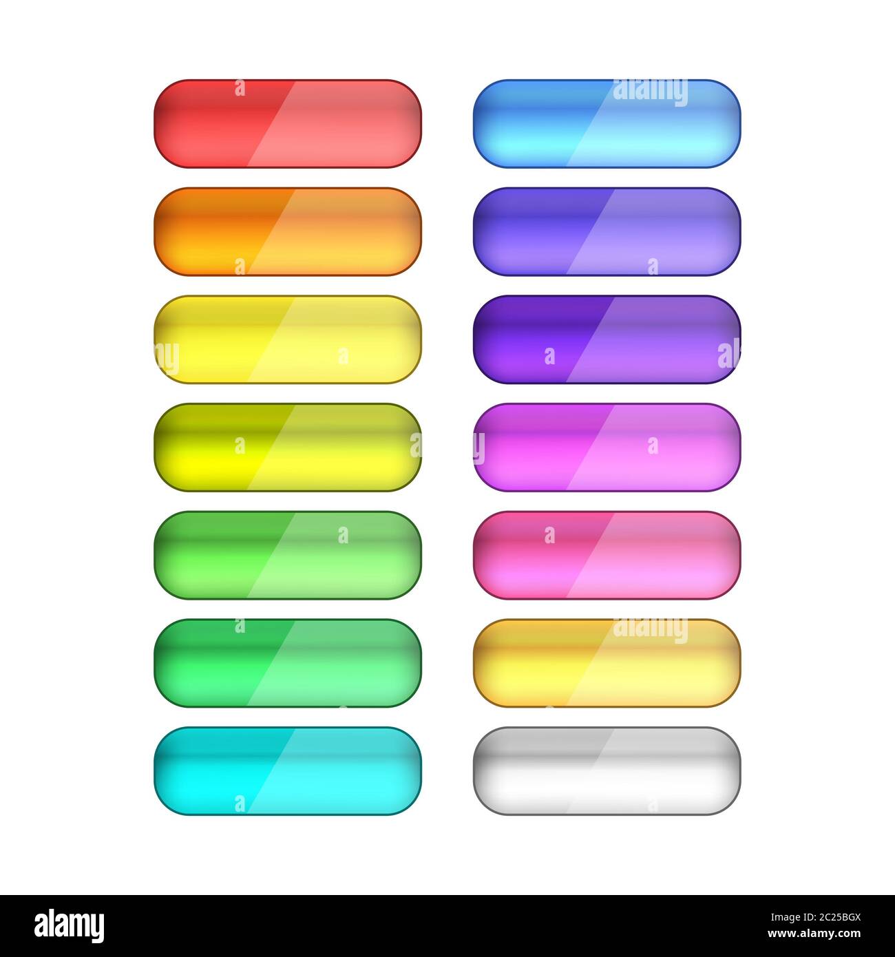 web buttons set Stock Photo - Alamy