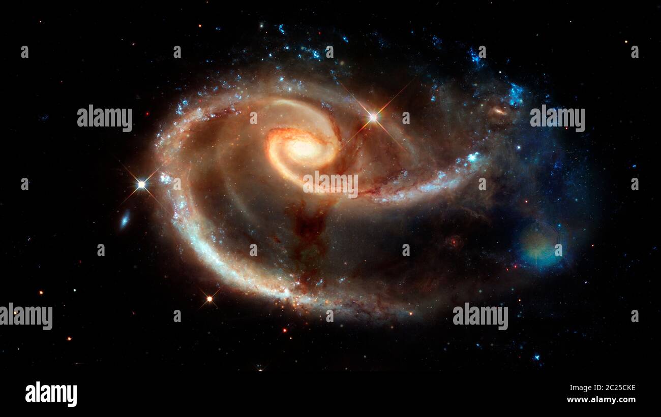 High definition star field, colorful night sky space. Nebula and ...