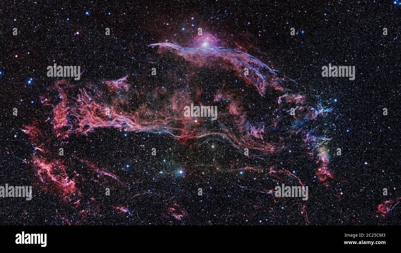 High definition star field, colorful night sky space. Nebula and ...