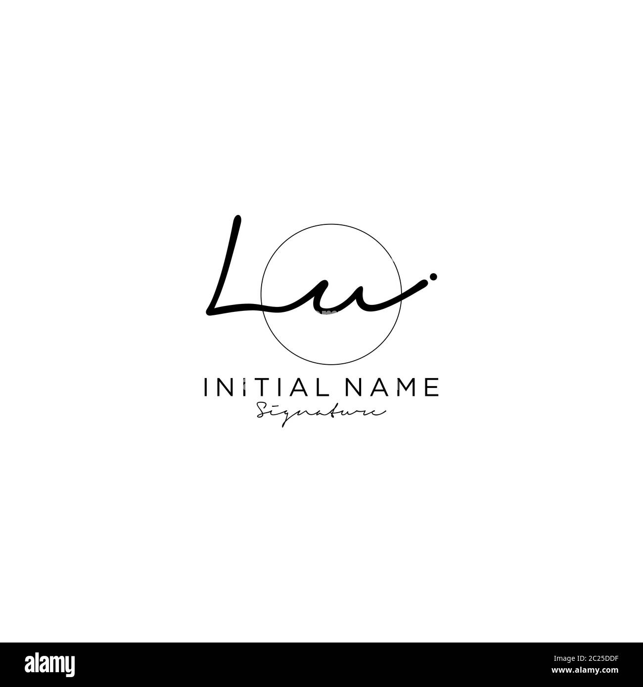 Lu initials logo hi-res stock photography and images - Alamy