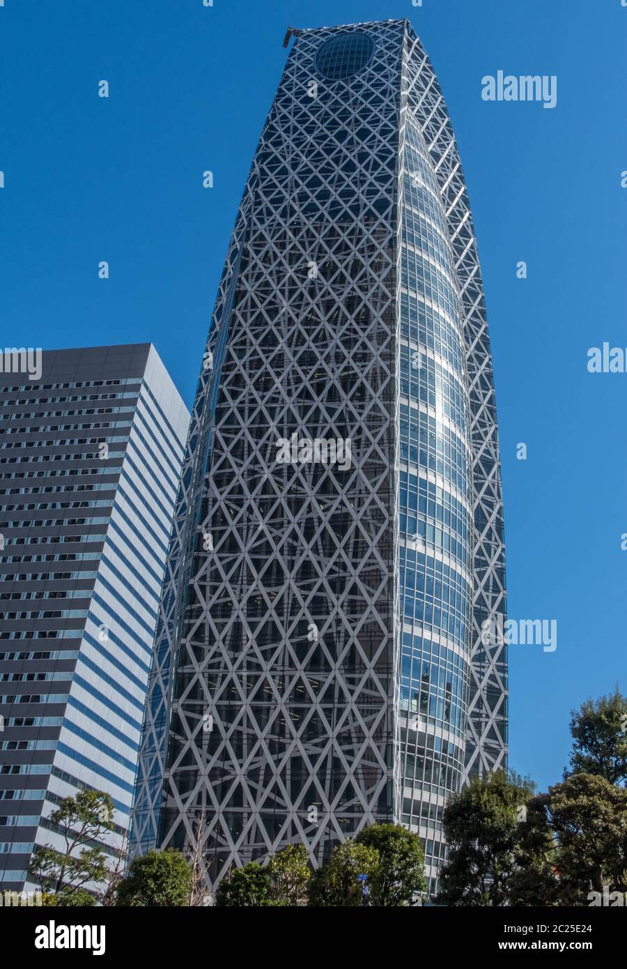 Modern buildings in Shinjuku skyscraper district, Tokyo, Japan Stock ...