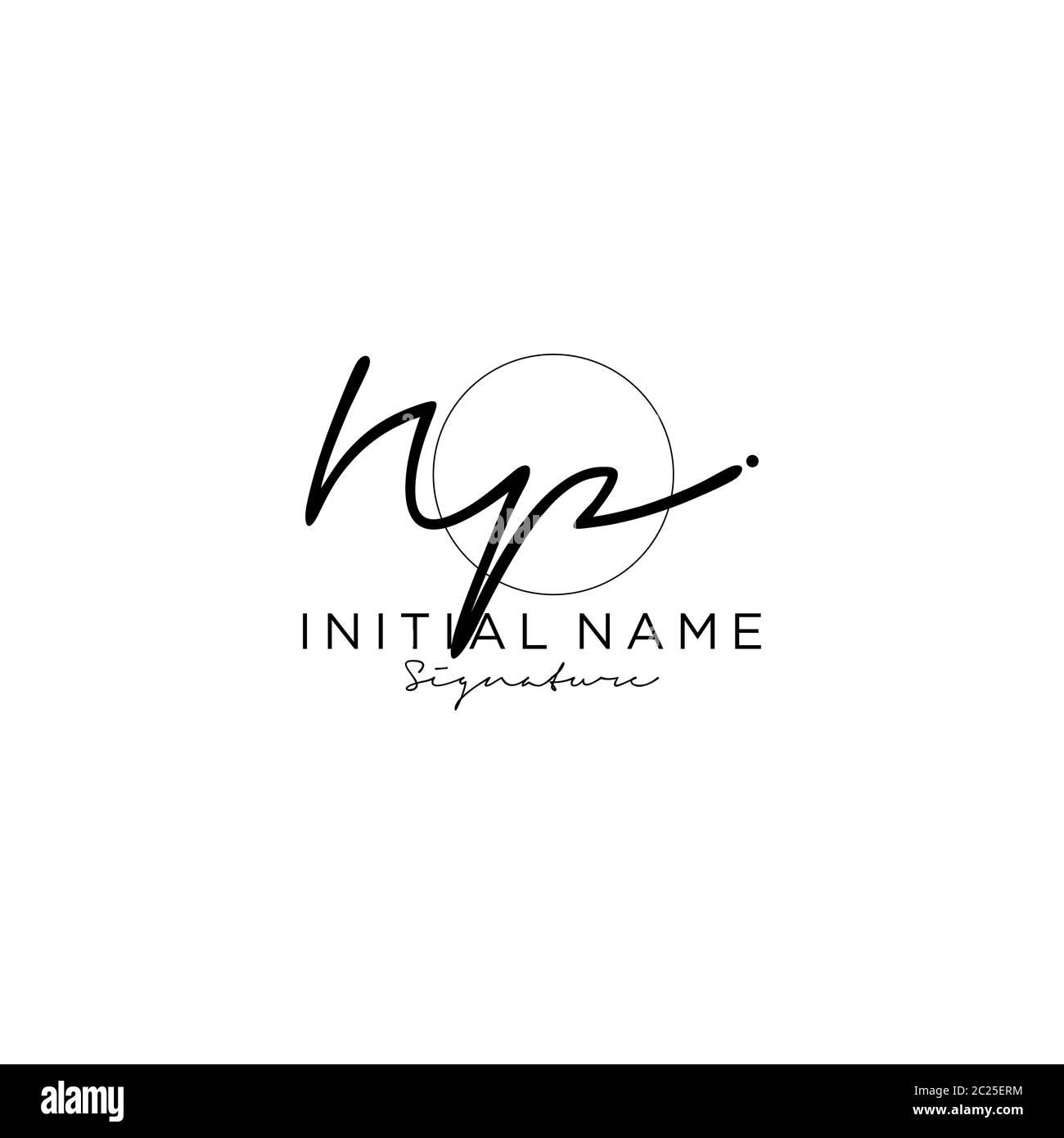 Letter np vector vectors hi-res stock photography and images - Alamy