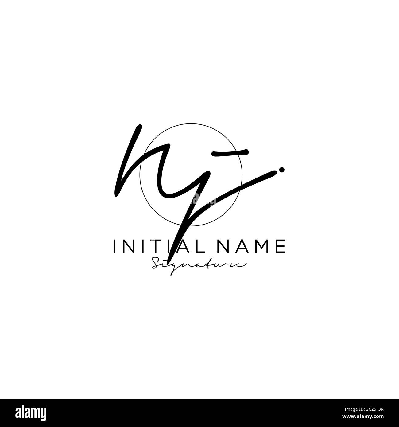 Nj signature Stock Vector Images - Alamy