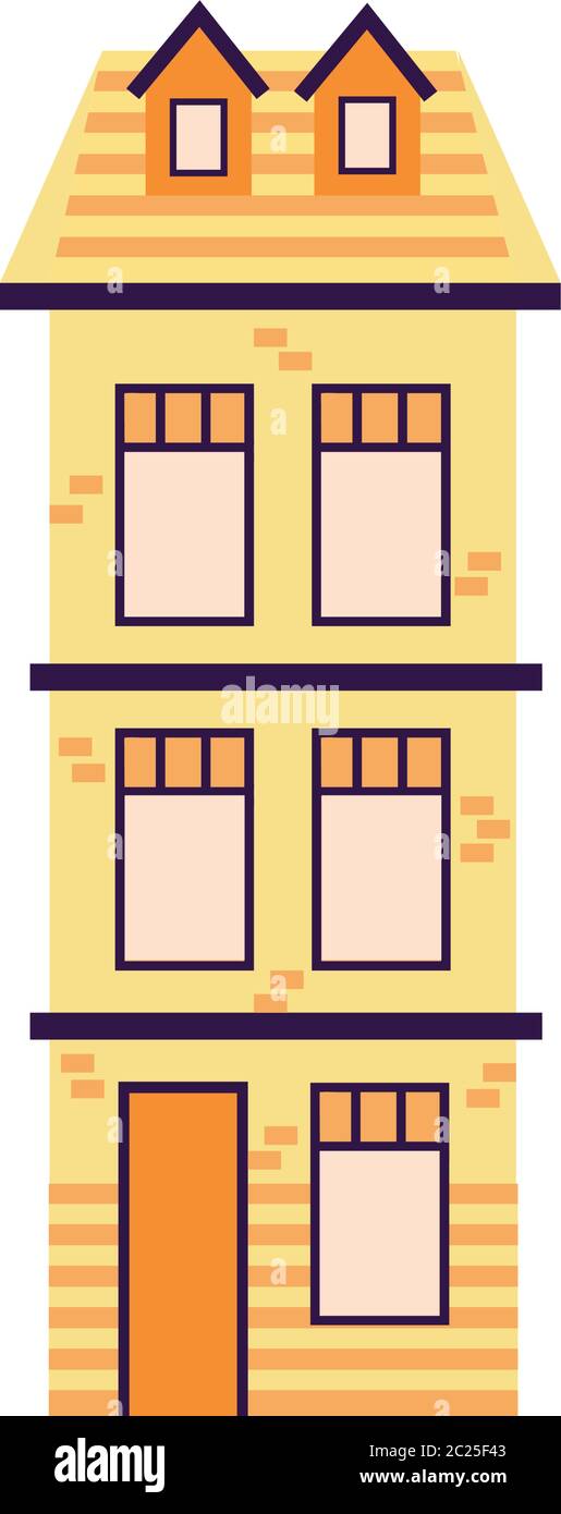 yellow building design, City architecture urban modern downtown ...