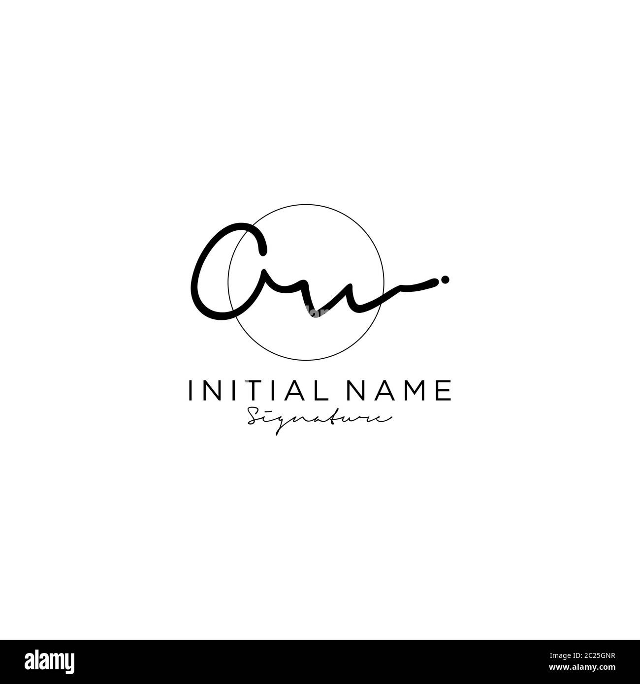 Initials ow Stock Vector Images - Alamy