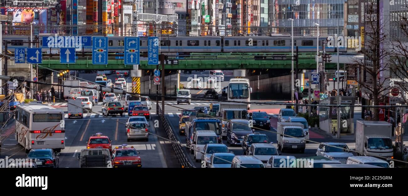 Tokyo japan traffic jam on hi-res stock photography and images - Alamy