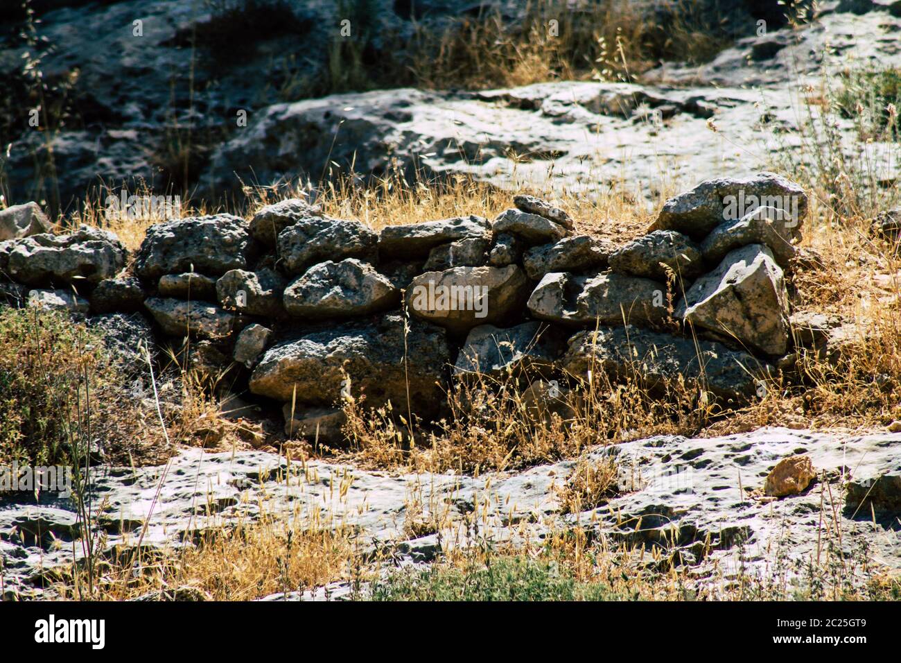 Jerusalem Israel June 21, 2019 View of the landscape and nature at ...