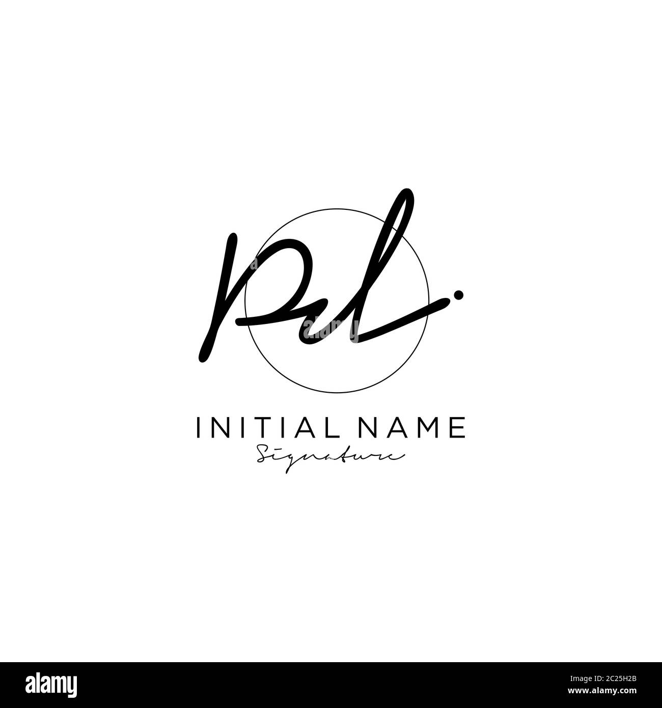 Pd initials logo hi-res stock photography and images - Alamy