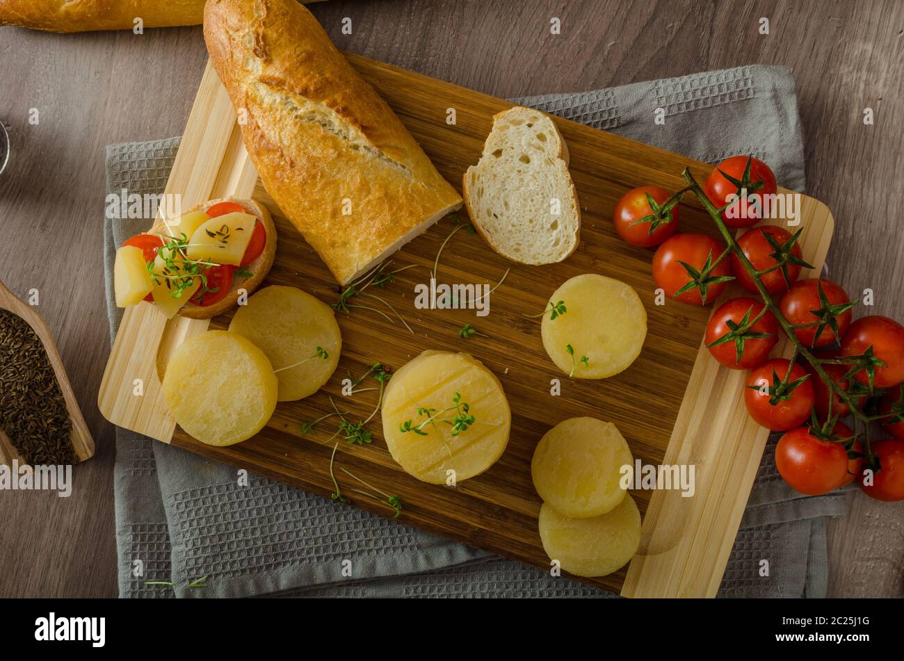 Czech smelly cheese - Olomoucke tvaruzky, product photo Stock Photo - Alamy