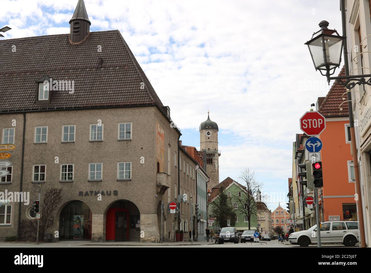 City hall of Weilheim Stock Photo - Alamy