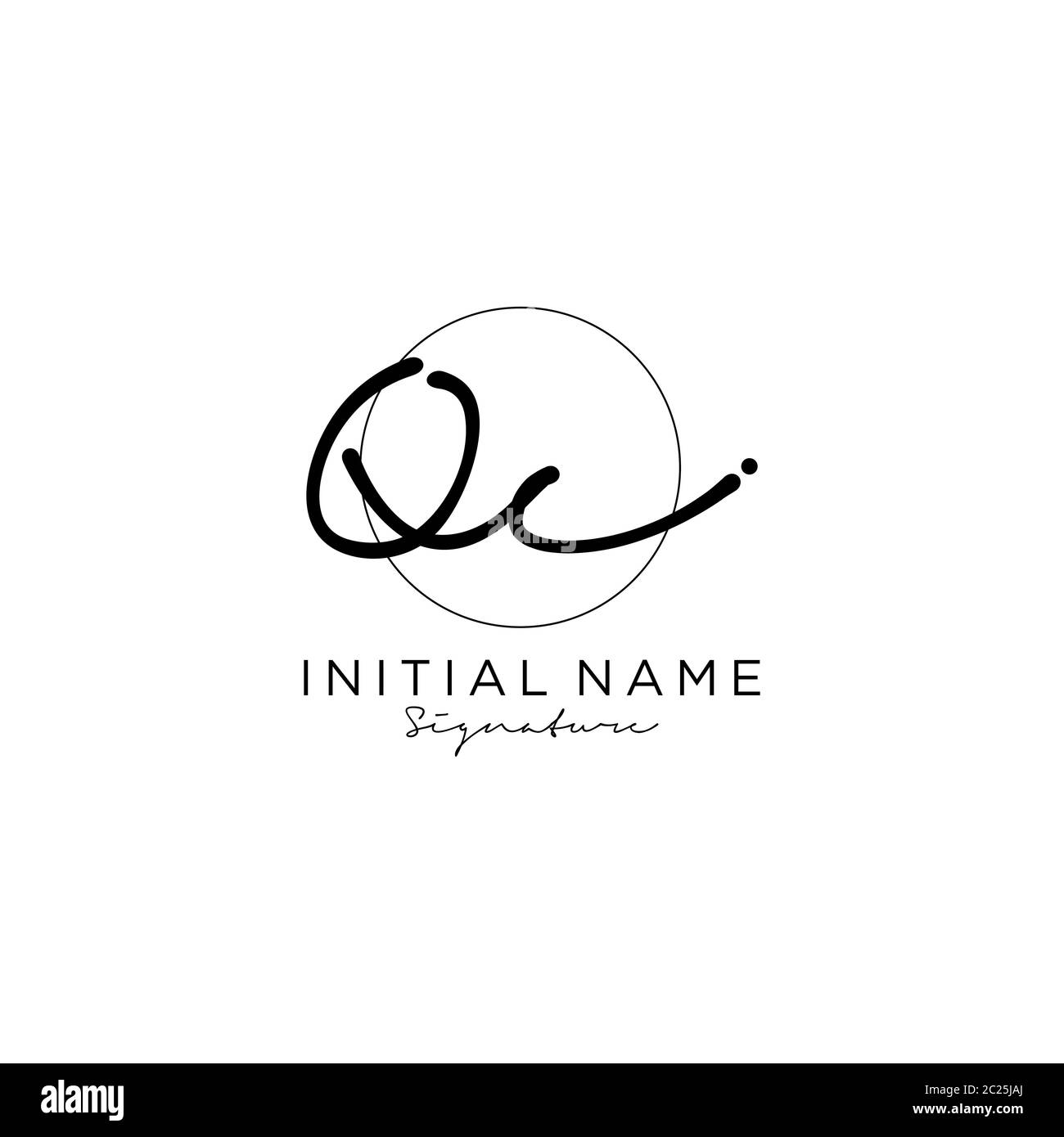 Qc signature hi-res stock photography and images - Alamy