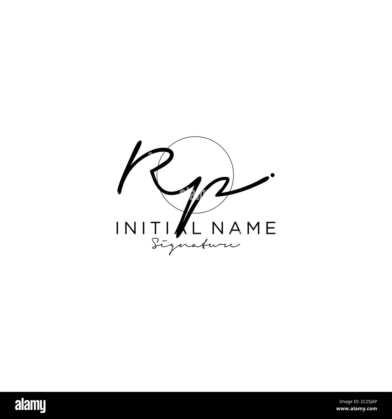 Rp initials logo hi-res stock photography and images - Alamy