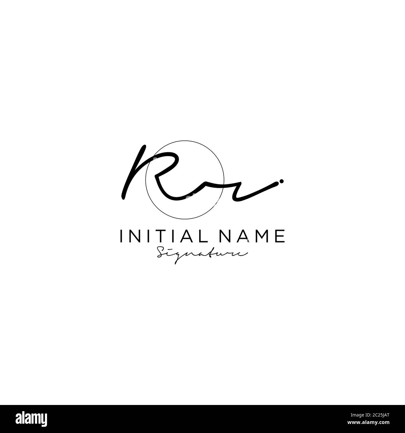 Rr initials logo hi-res stock photography and images - Alamy