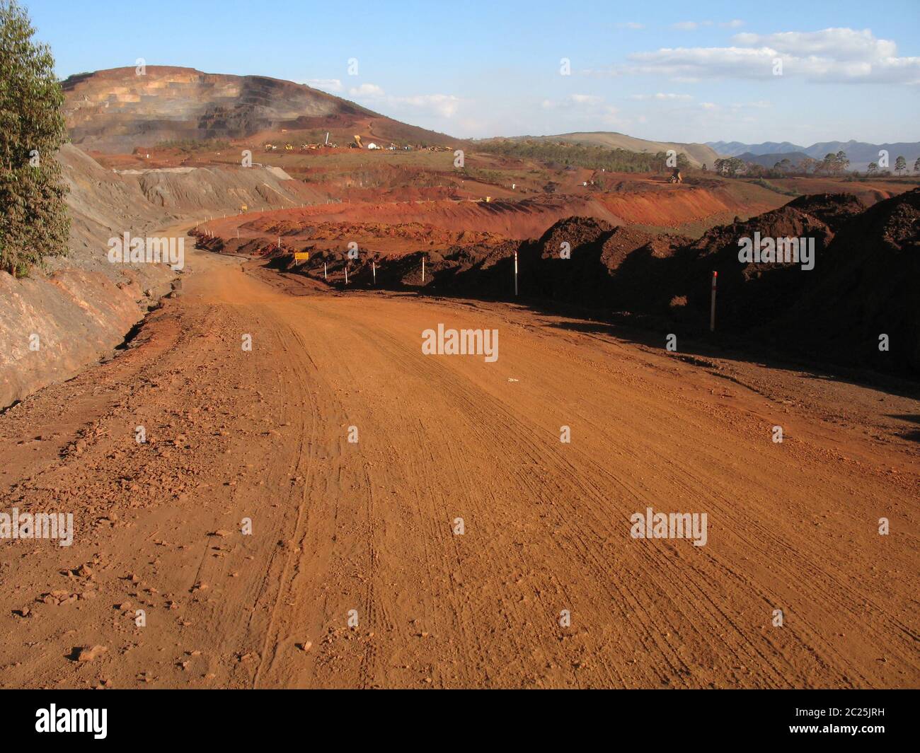 Rural dirt road inside a mining company Stock Photo - Alamy