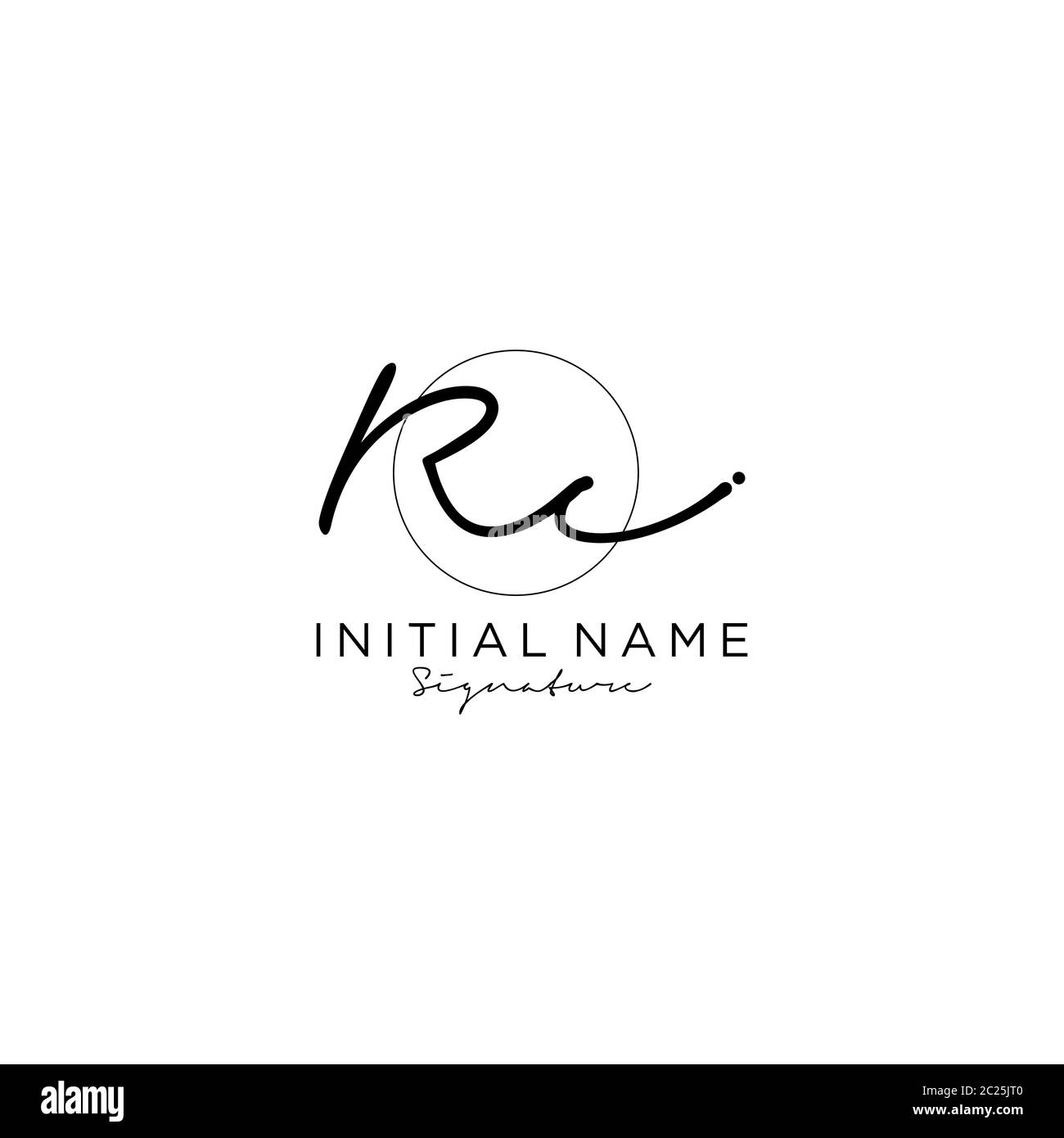 Rc initials logo hi-res stock photography and images - Alamy