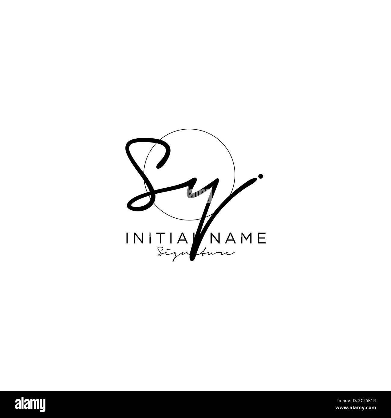 Sy logo vector vectors Stock Vector Images - Alamy