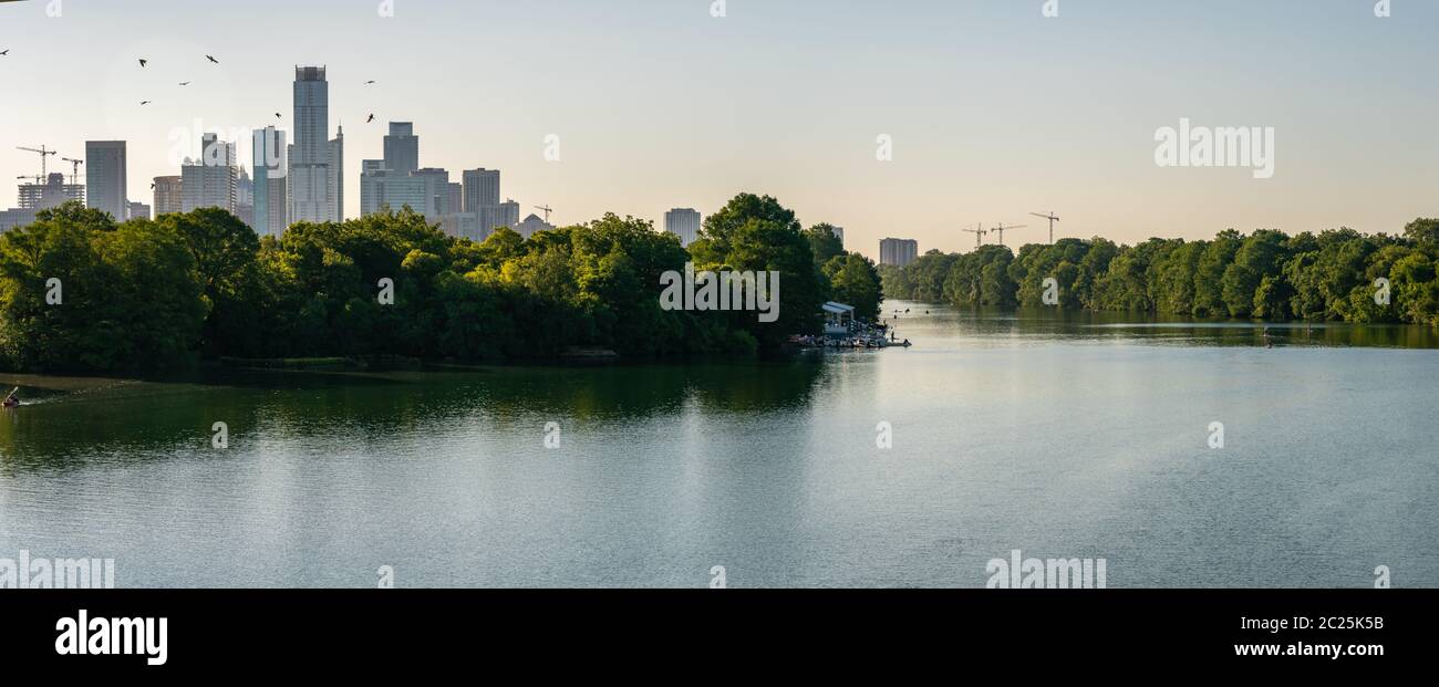 Austin skyline trees summer hi-res stock photography and images - Alamy
