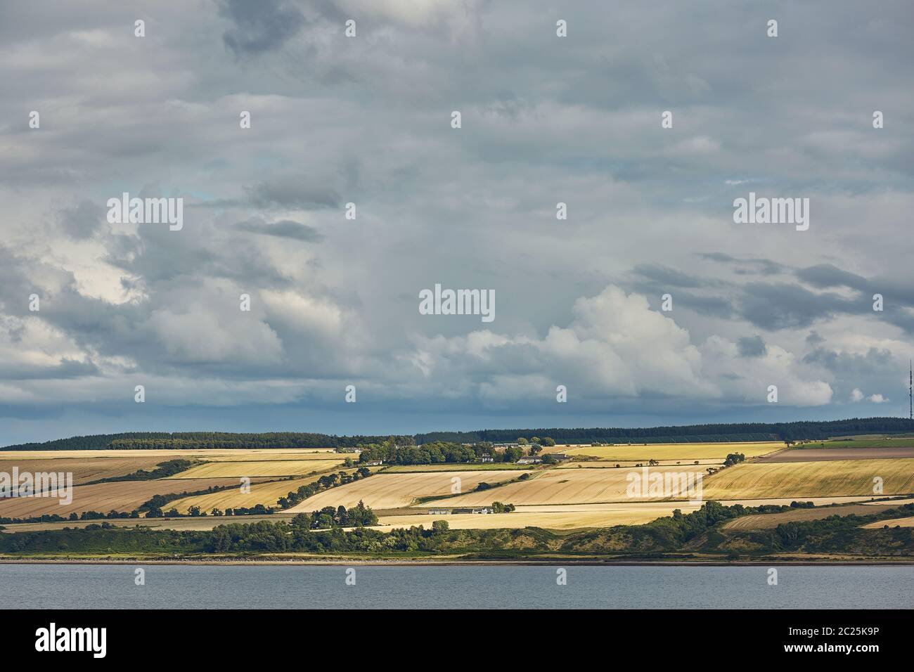 Seascape and landscape of Invergordon in Scotland, UK Stock Photo - Alamy