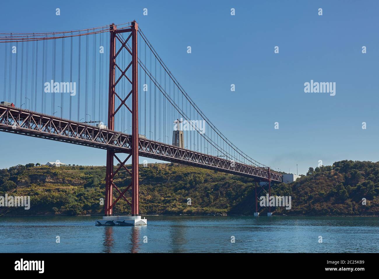 The 25 April bridge (Ponte 25 de Abril) is a steel suspension bridge ...
