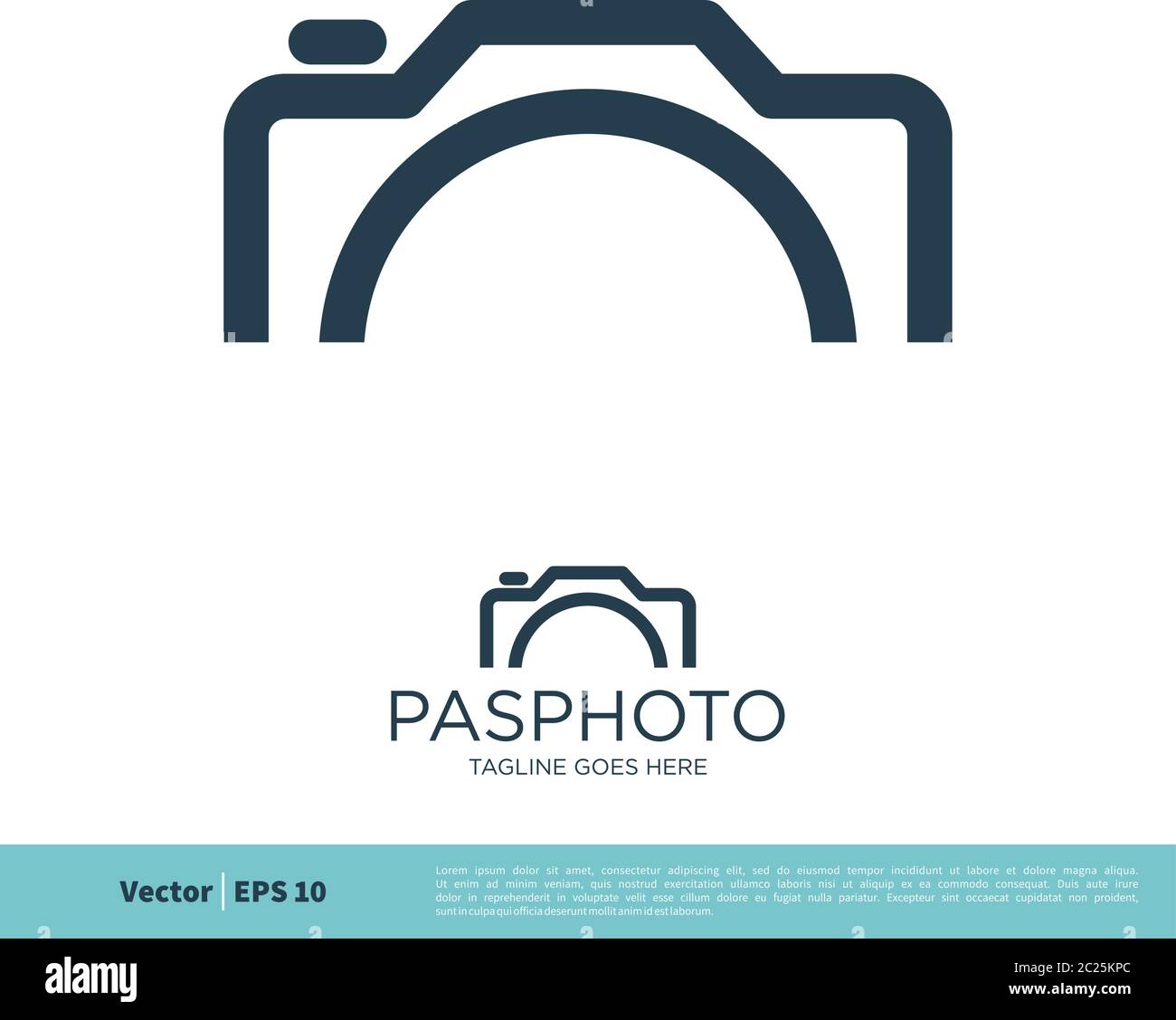 Camera Line Art Icon Vector Logo Template Illustration Design. Vector ...