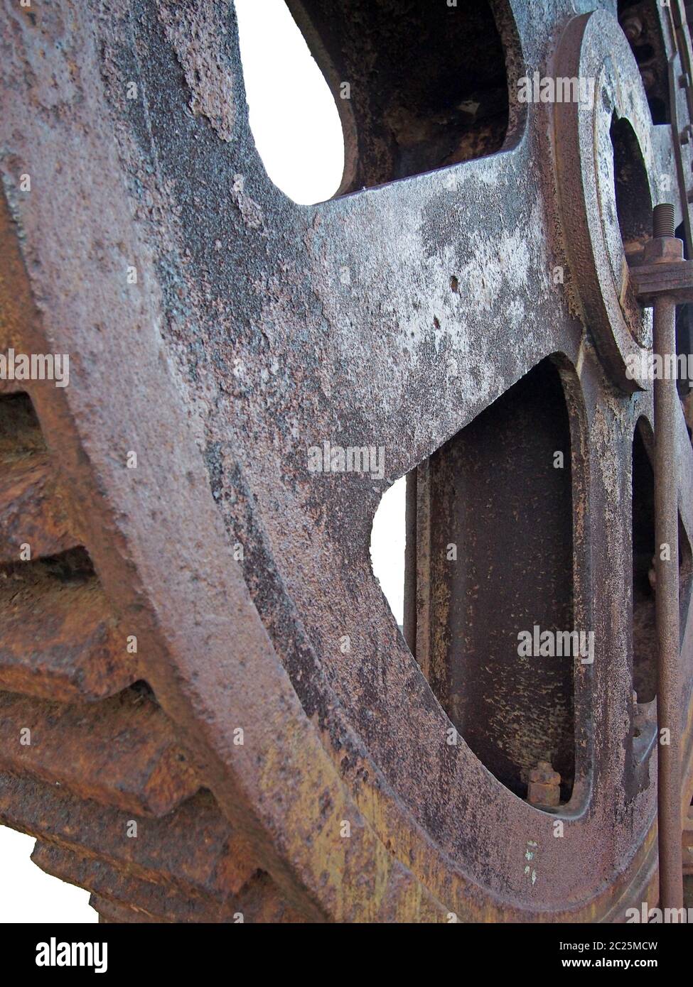 close up of a big steel rusted cog wheel with large gear teeth Stock ...