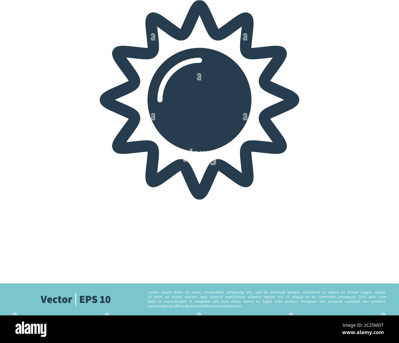 Sun / Solar Icon Vector Logo Template Illustration Design. Vector EPS ...