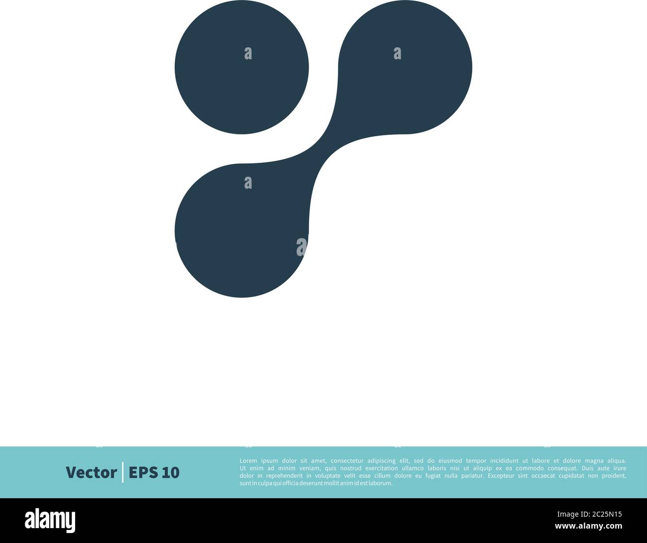 Connection Dots Icon Vector Logo Template Illustration Design. Vector ...