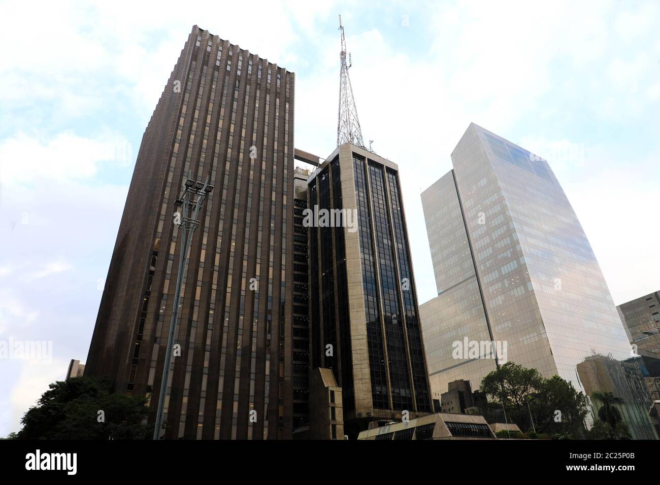 SAO PAULO, BRAZIL - MAY 10, 2019: Modern Architecture Office Buildings ...