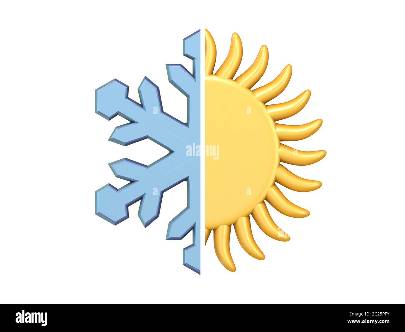 Light blue snowflake icon Cut Out Stock Images & Pictures - Alamy