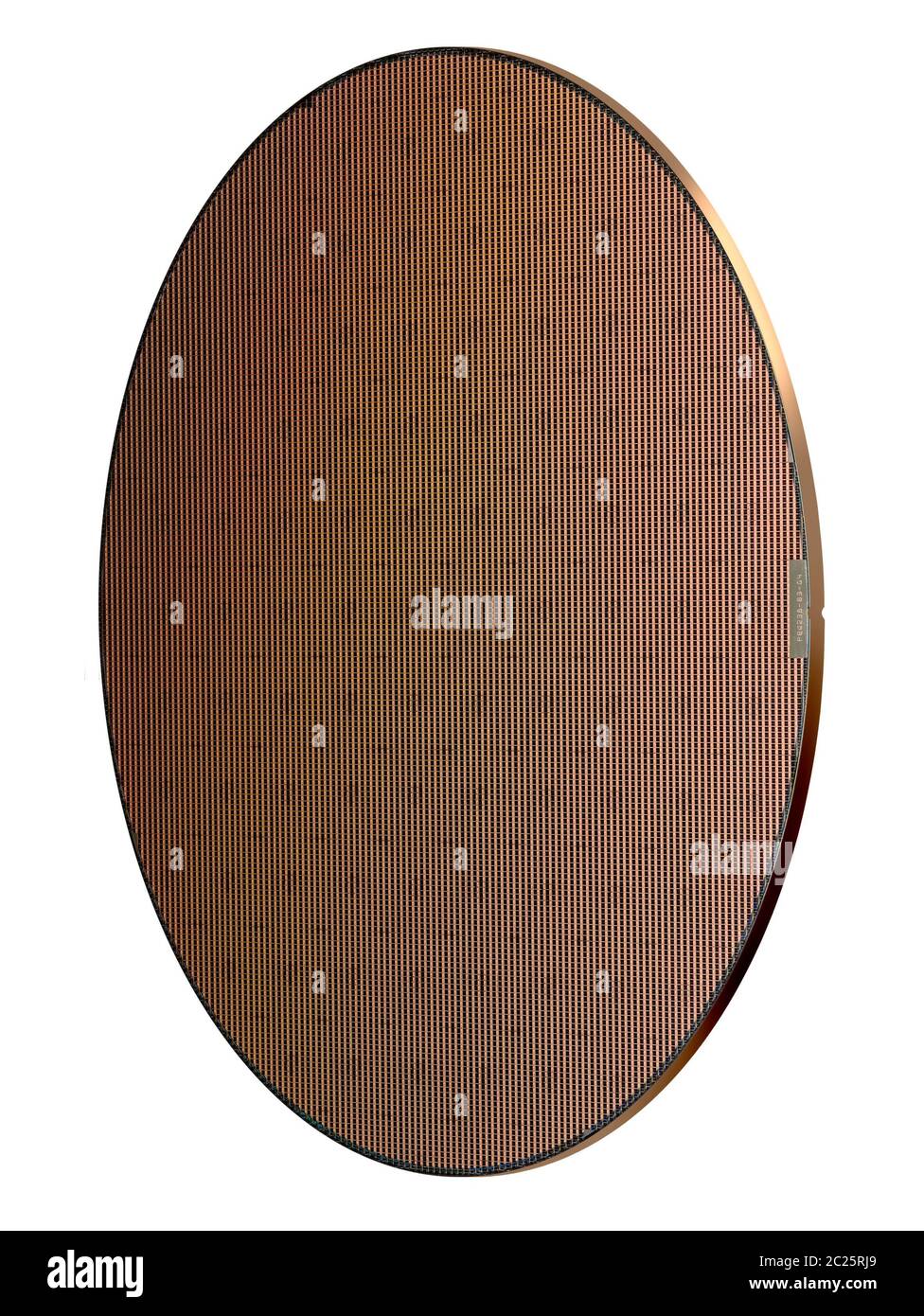 angle shot of a wafer in white back Stock Photo - Alamy