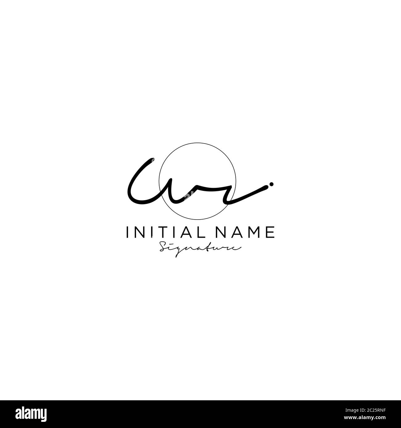 Ur initials logo hi-res stock photography and images - Alamy