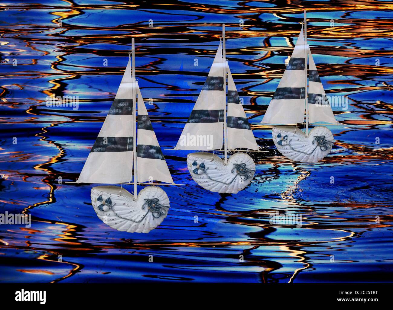 Ship ahoy off to a happy weekend Stock Photo - Alamy