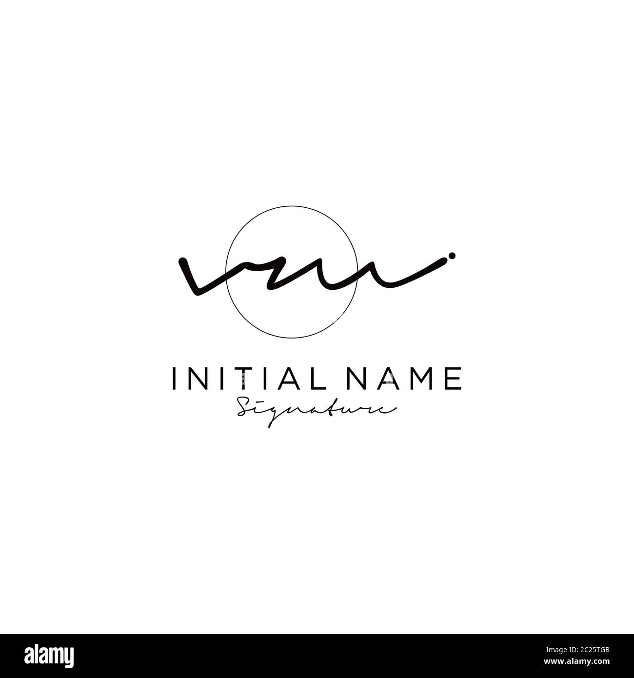 Vm initials logo hi-res stock photography and images - Alamy