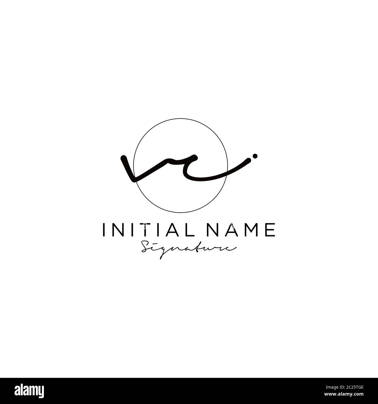 Initials vector vectors Stock Vector Images - Alamy