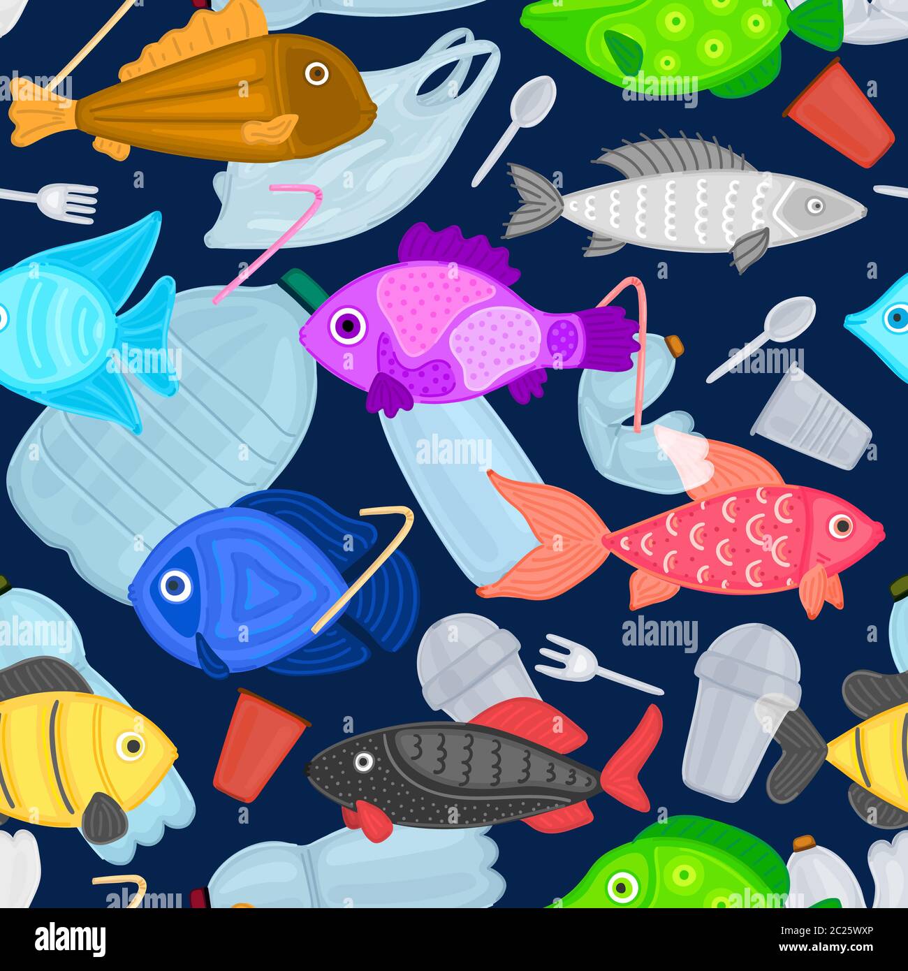 Ocean Pollution Fish