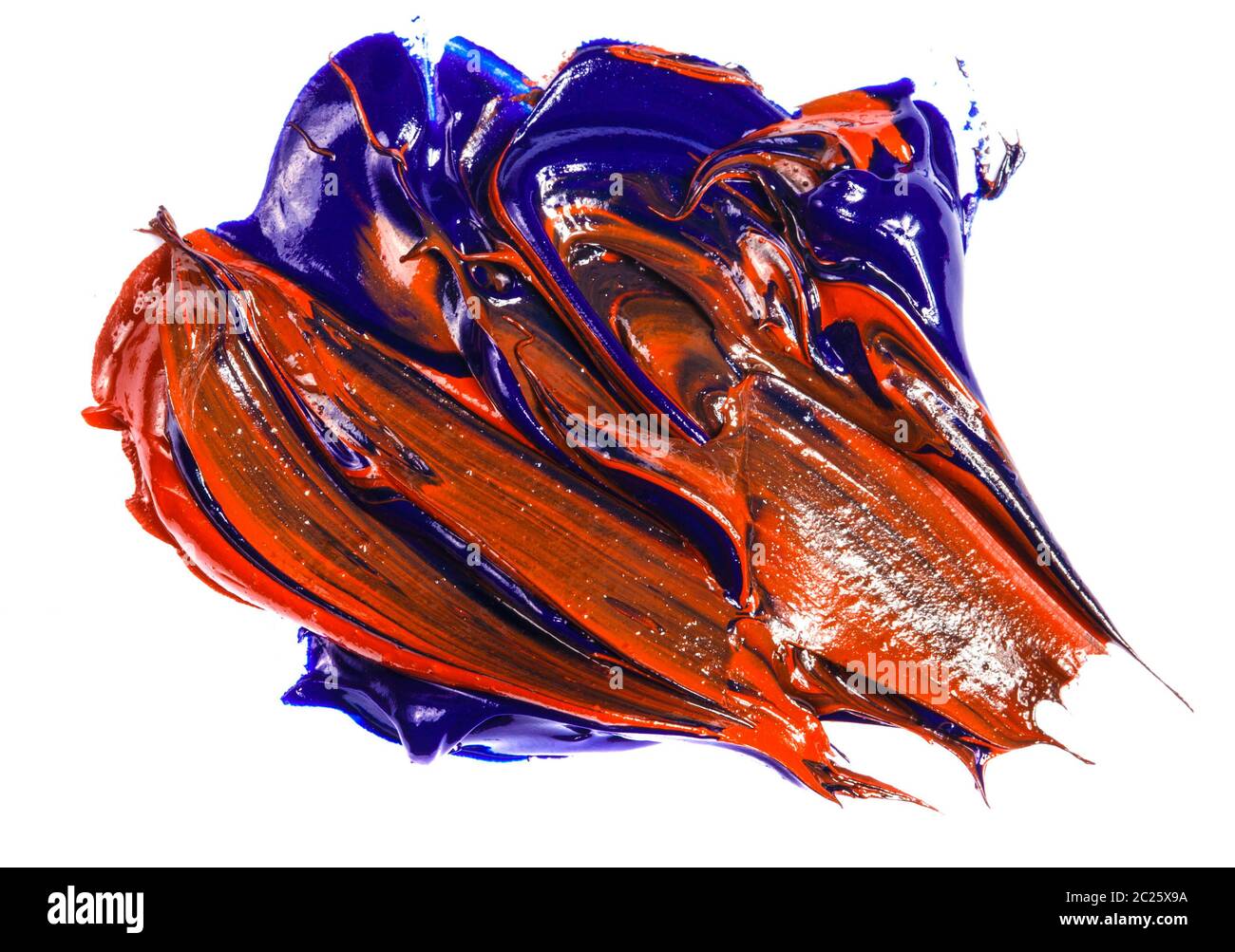 Close up bright red spot Cut Out Stock Images & Pictures - Alamy