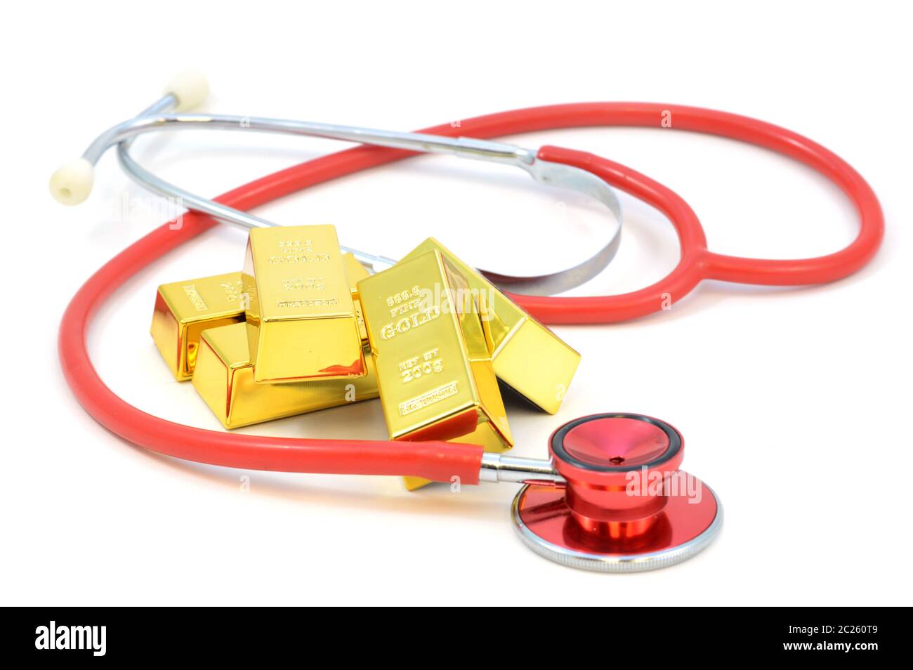 Stethoscope gold golden healthcare hi-res stock photography and images ...