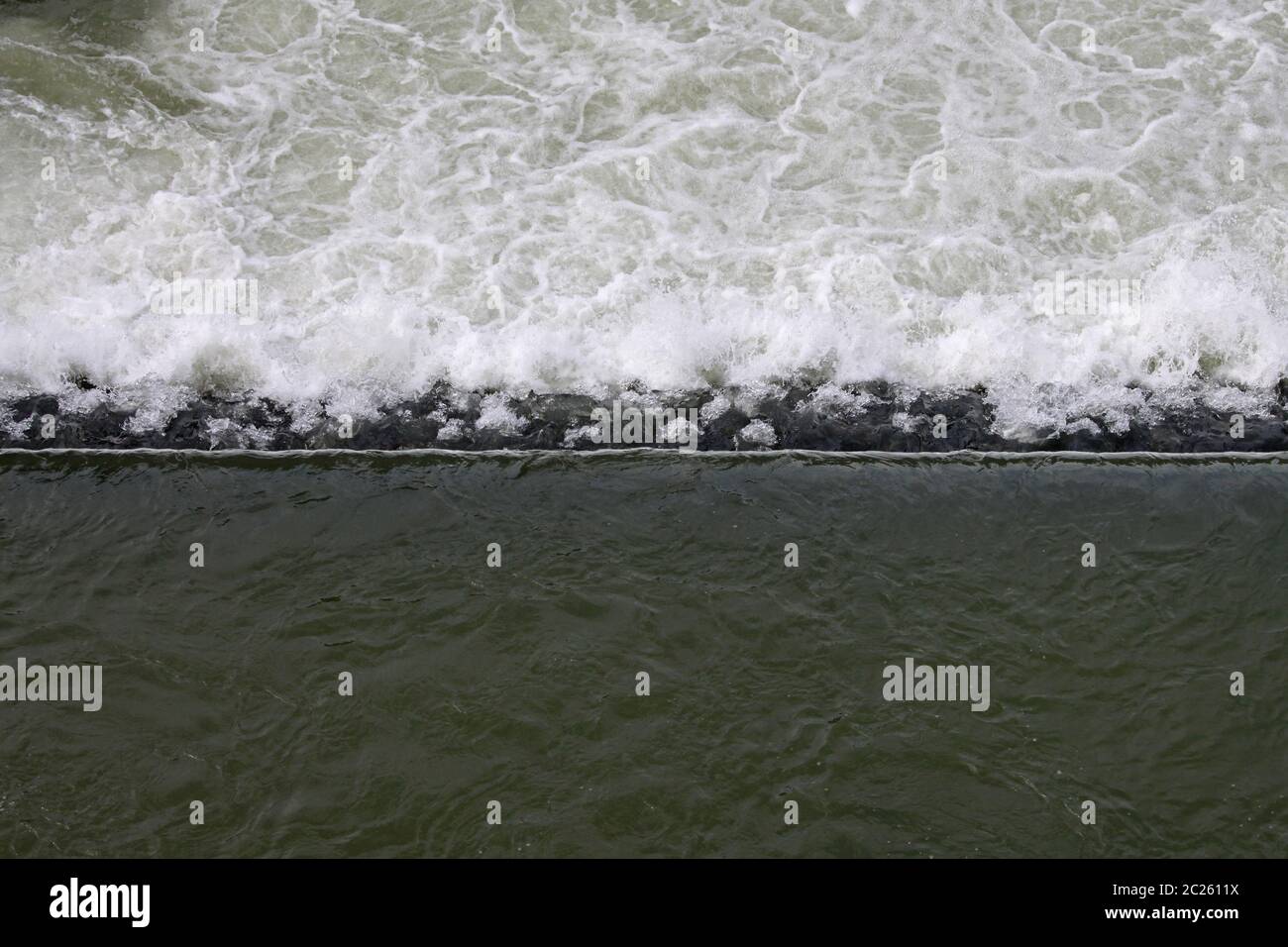 Water Dam Cascade Foam at River Flow Stock Photo - Alamy