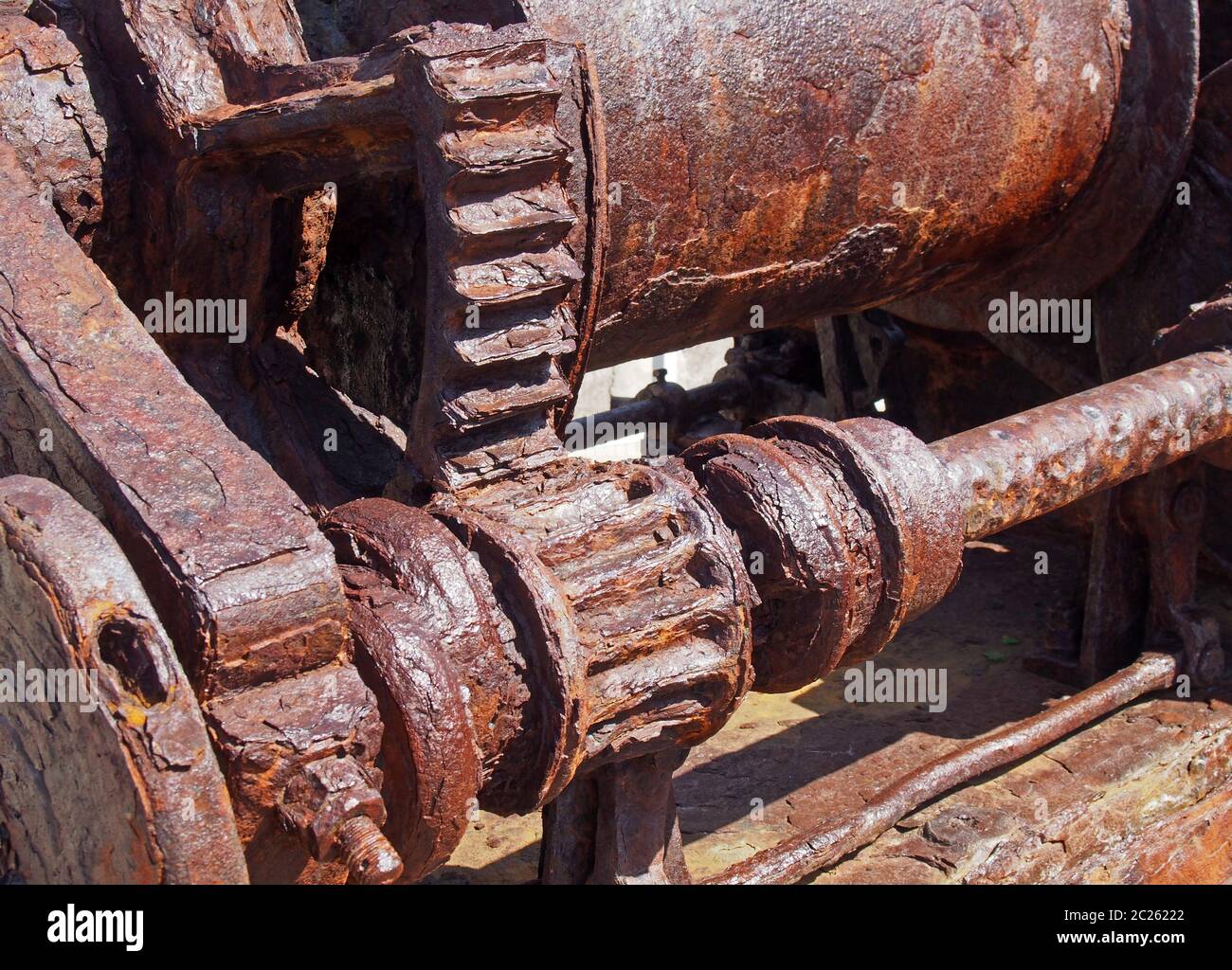Machine Machinery Corrosion Rust Rusted Metal High Resolution Stock ...