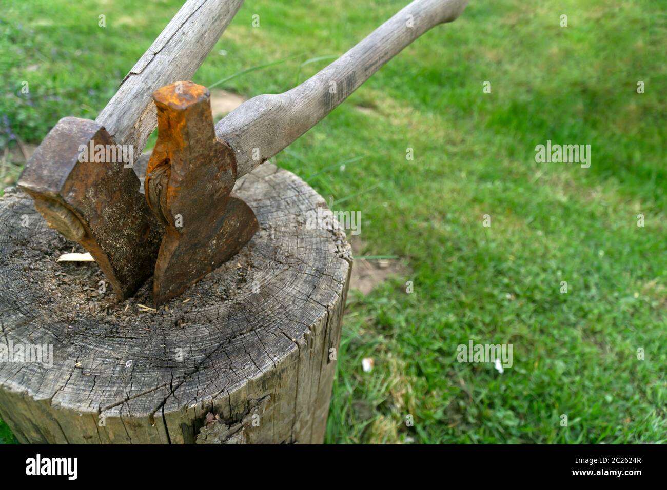 Rusted axe hi-res stock photography and images - Alamy