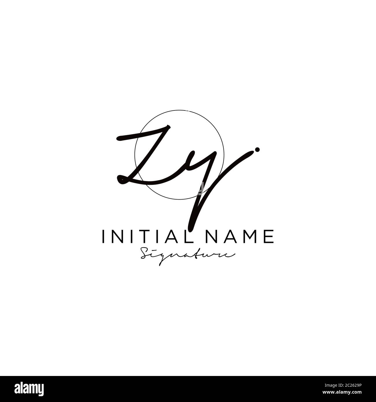 Zy logo vector vectors Stock Vector Images - Alamy