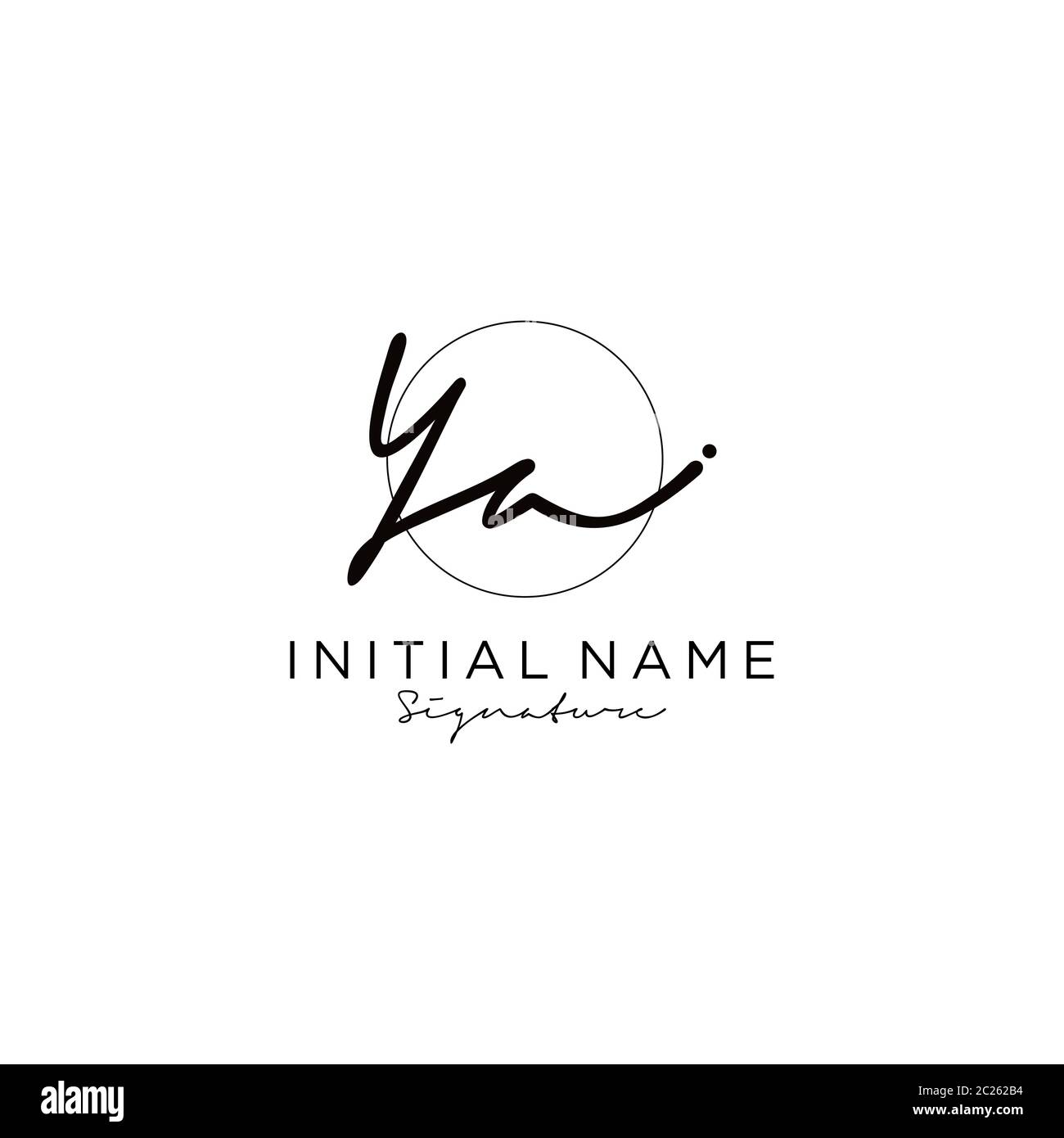 YA initials signature logo. Handwriting logo vector templates. Logo for ...