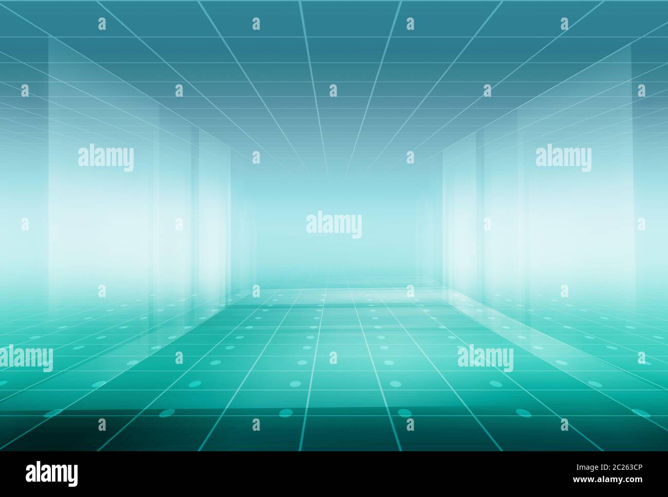 Futuristic, Modern, High tech Enclosed Studio Background Stock Photo ...