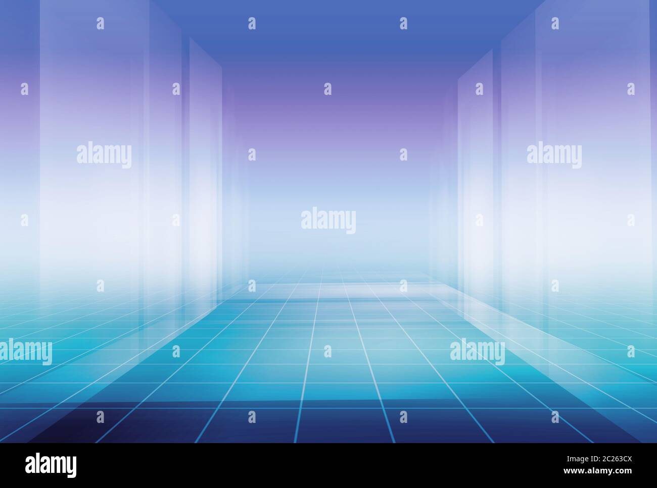 Futuristic, Modern, High tech Enclosed Studio Background Stock Photo ...